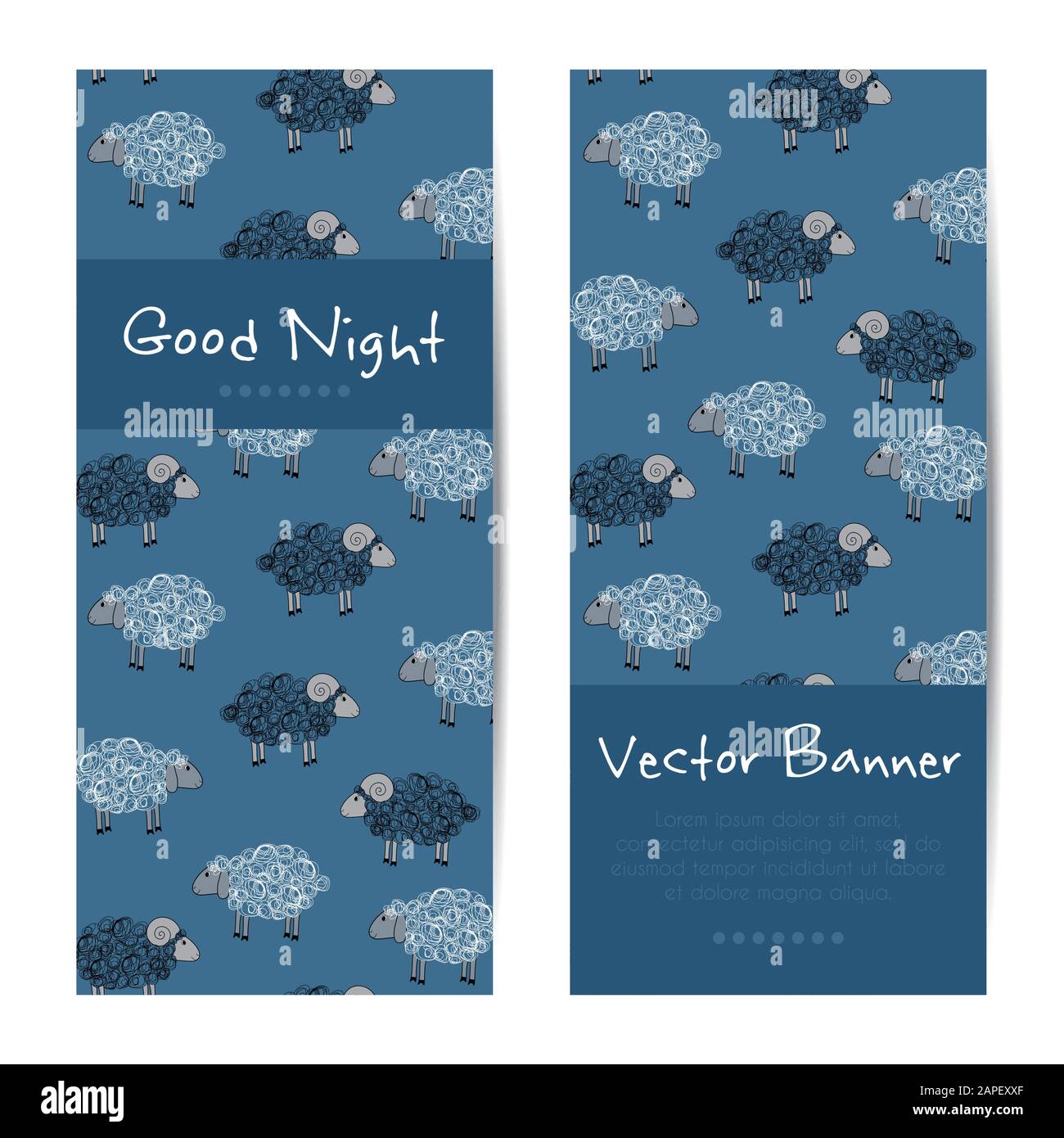 Vertical abstract web banners Cut Out Stock Images & Pictures - Alamy