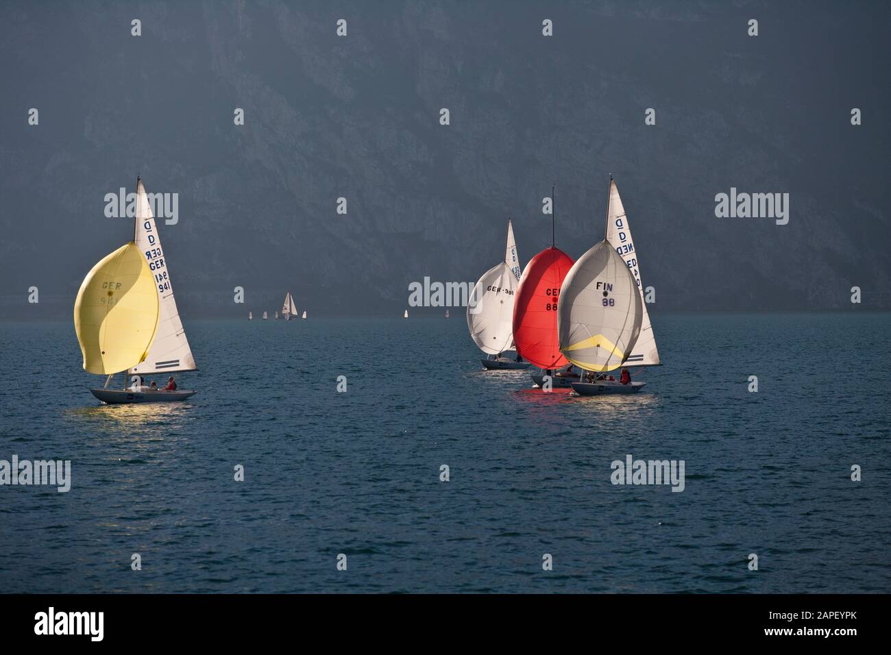 Segelboot am gardasee hi-res stock photography and images - Alamy