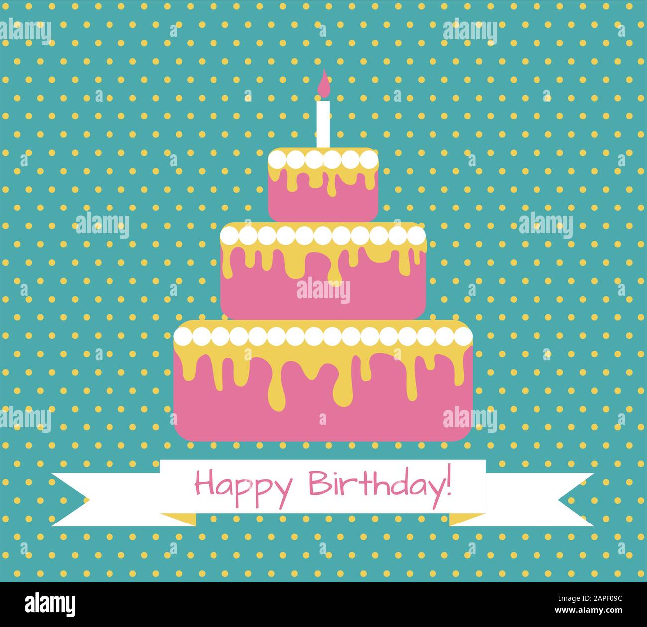 Happy Birthday card Stock Vector Image & Art - Alamy