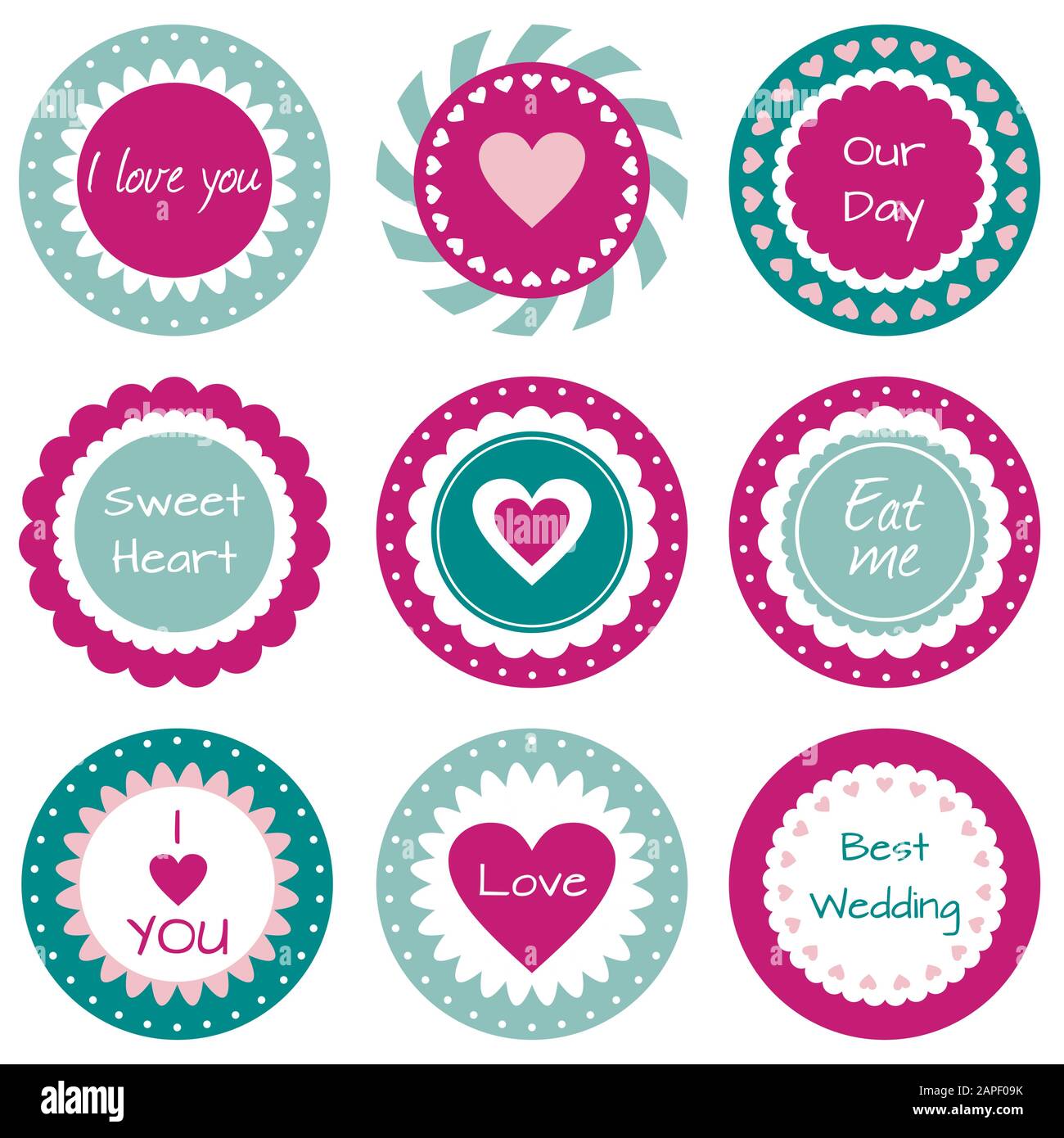 Love label sign round Stock Vector Images - Alamy