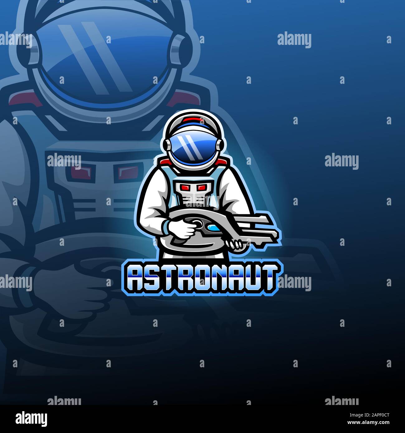 Galaxy astronaut esport mascot logo Stock Vector Image & Art - Alamy