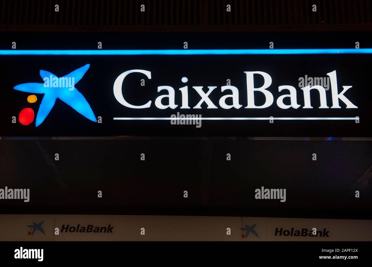 Caixa logo sign spain hi-res stock photography and images - Alamy