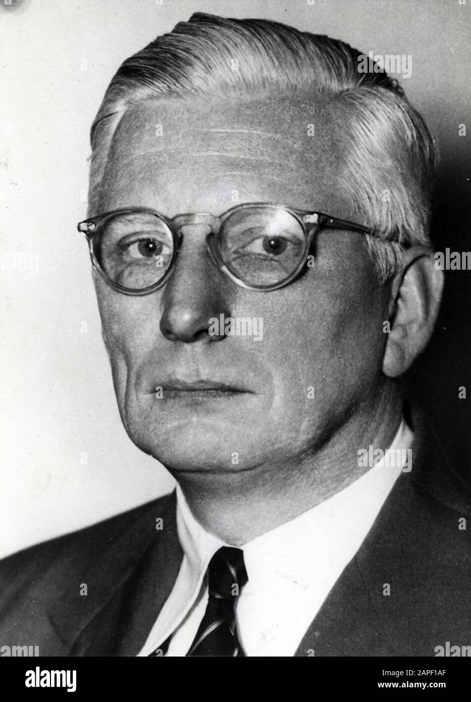 Blom., N.S. (Partless). Mr. N.F. Blom. Portrait, 1950 or earlier Stock ...