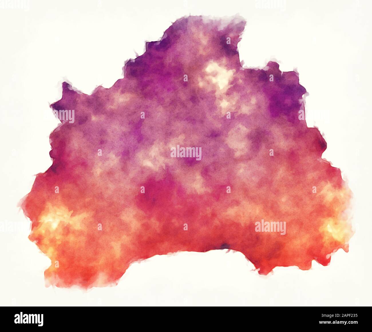 Transylvania county map hi-res stock photography and images - Alamy