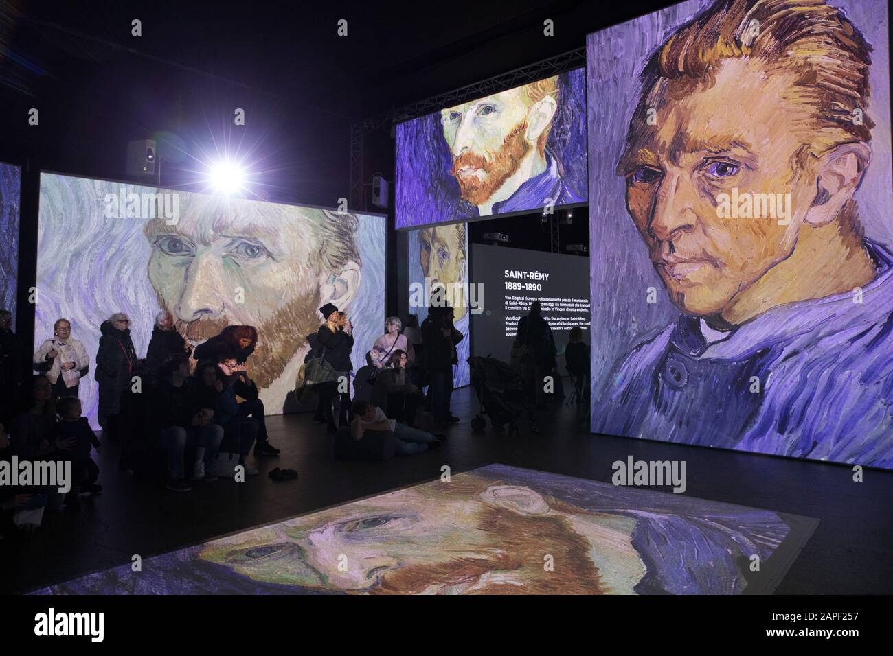 Multimedia exhibition by Vincent Van Gogh, Lugano, Switzerland, Europe ...