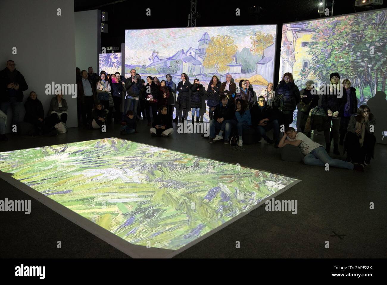 Multimedia exhibition by Vincent Van Gogh, Lugano, Switzerland, Europe ...