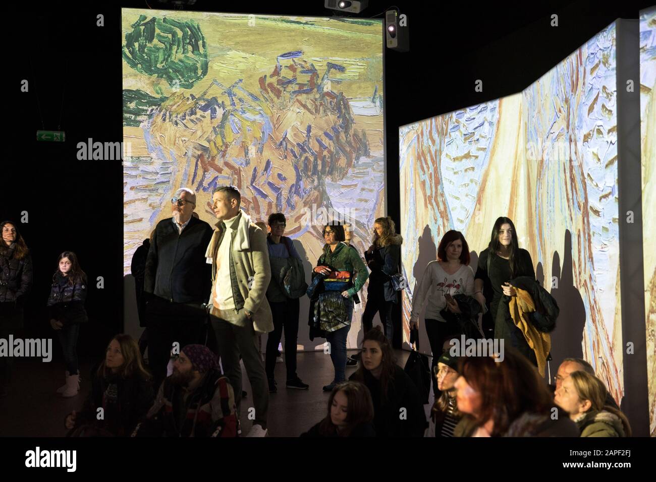 Multimedia exhibition by Vincent Van Gogh, Lugano, Switzerland, Europe ...