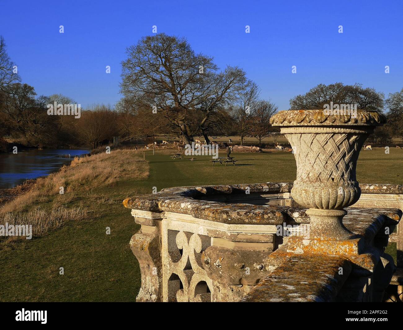 stately home warwickshire england uk Stock Photo - Alamy