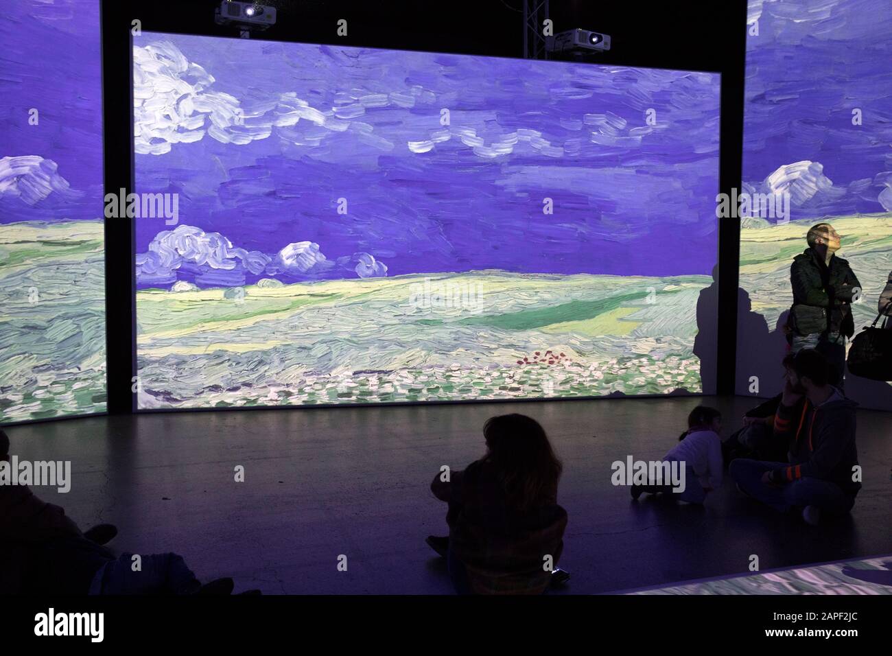 Multimedia exhibition by Vincent Van Gogh, Lugano, Switzerland, Europe ...