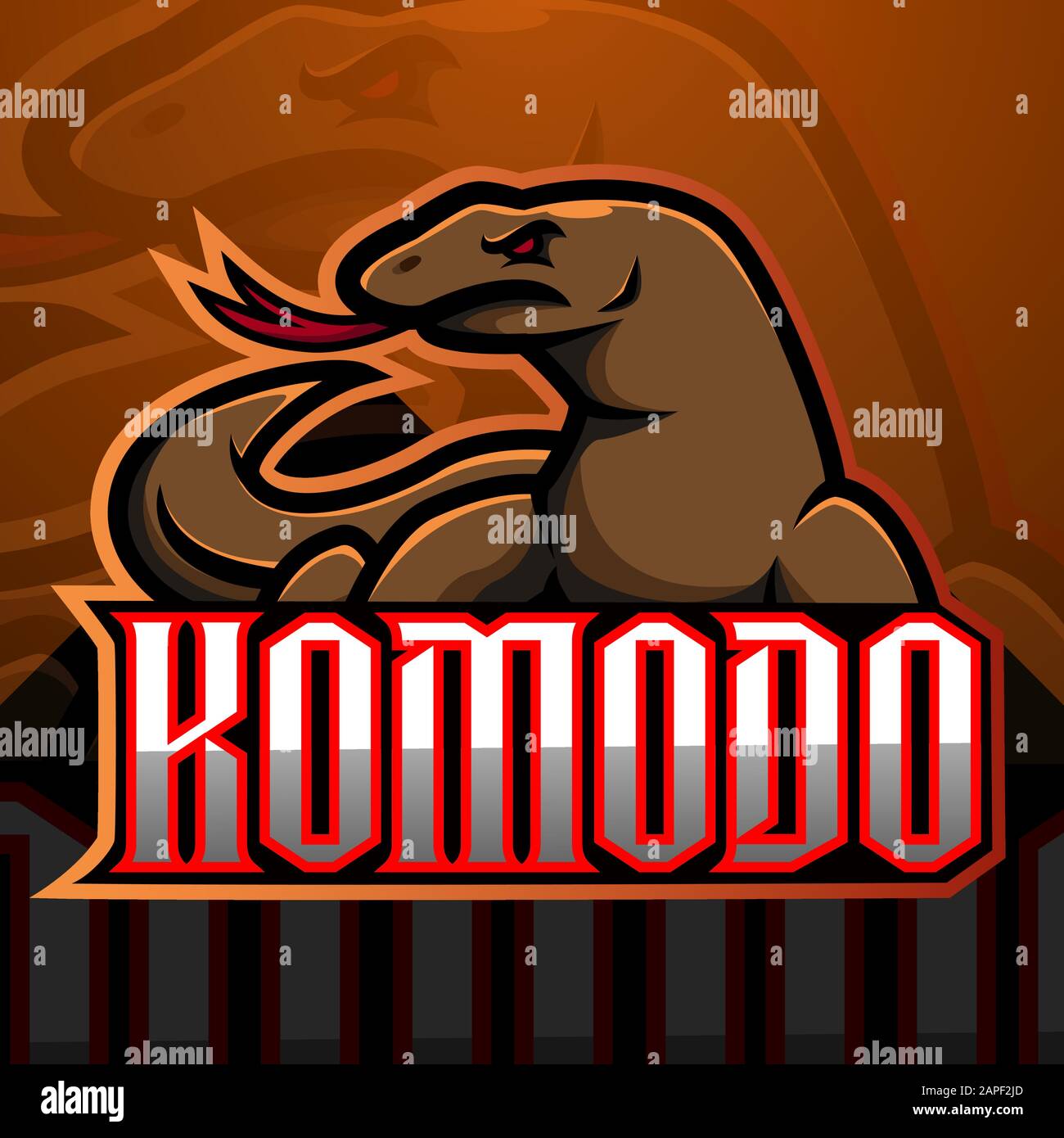 Reptiles of indonesia Stock Vector Images - Alamy