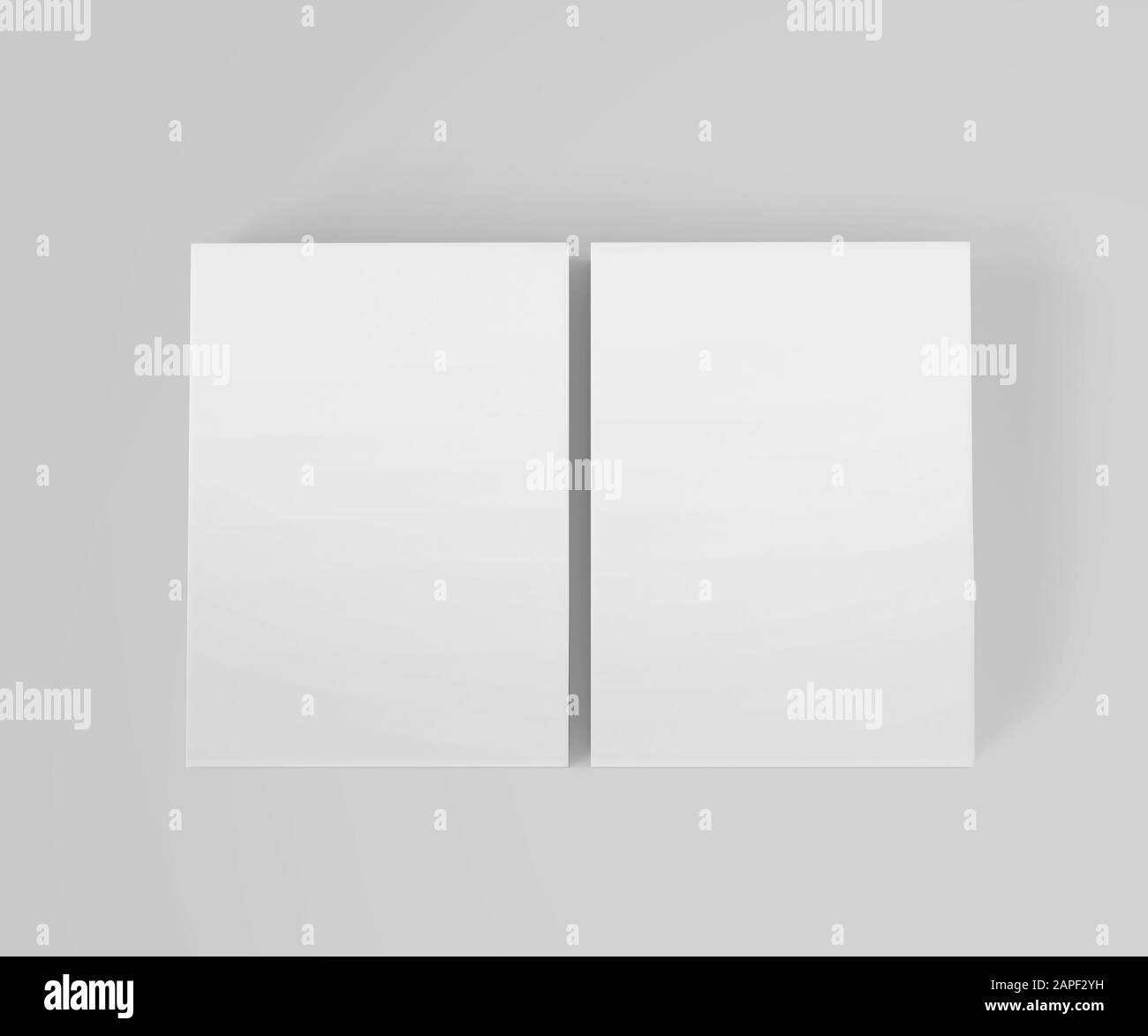 Blank white software box Mockup, medium size Cardboard package box, 3d ...