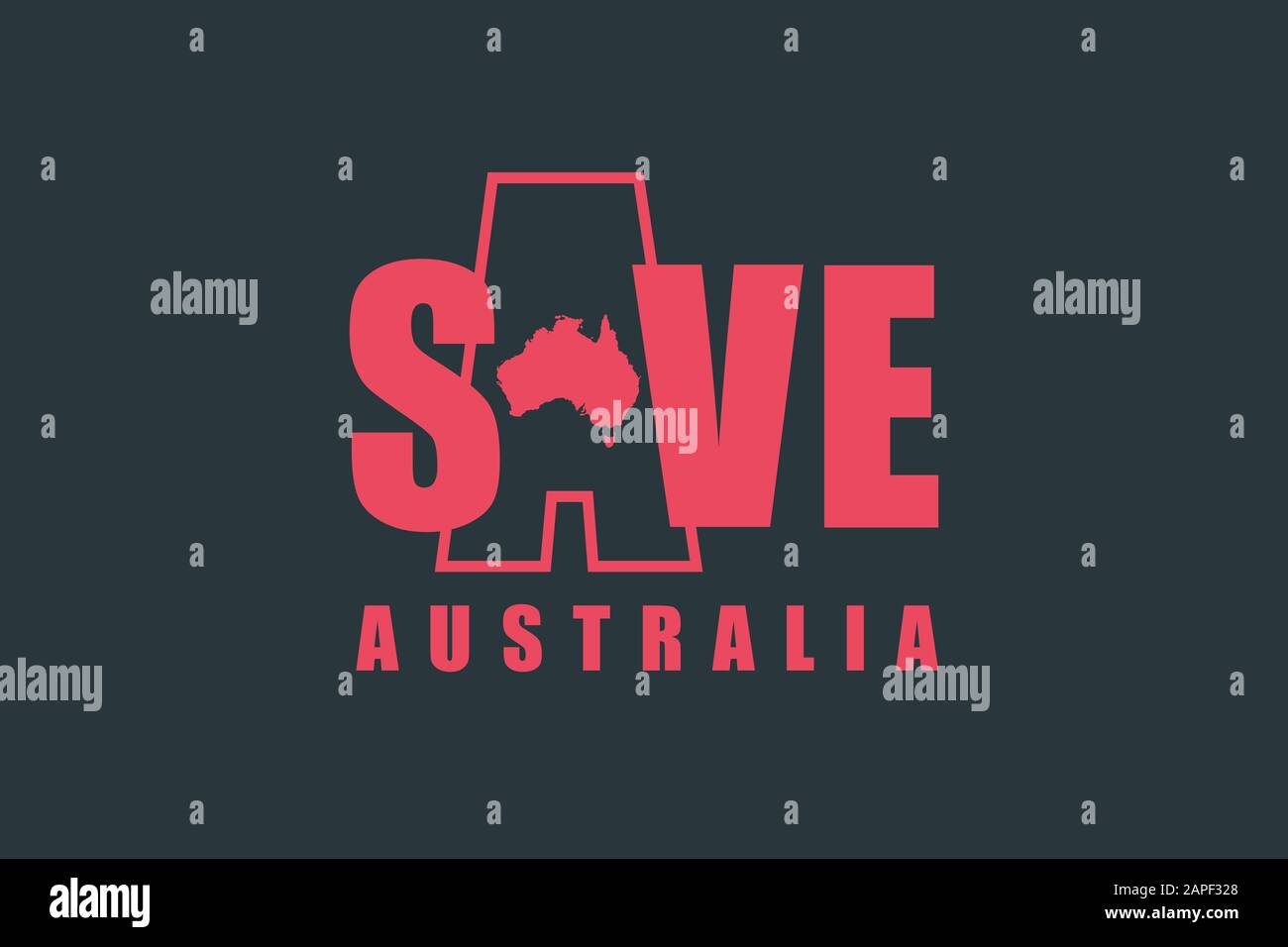 Save Australia concept.Australia wildfires infographics. Pray for ...