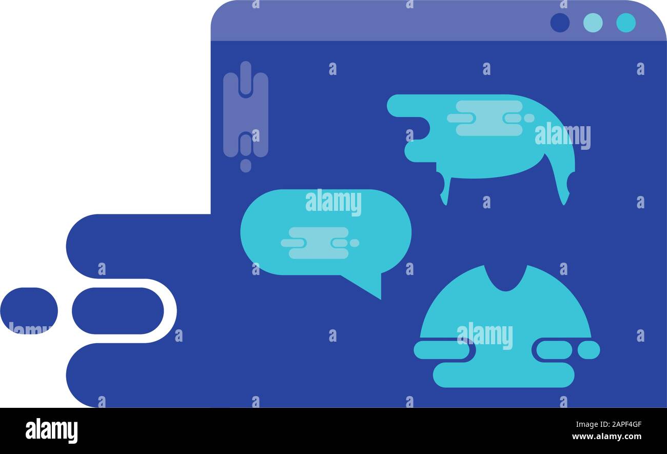 Bubbles inside smartphone design, Social media multimedia communication ...