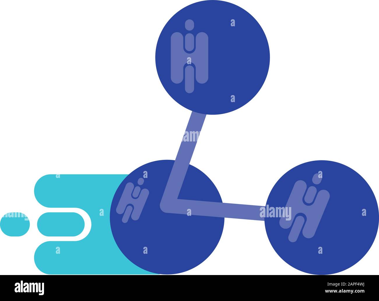 Blue share icon design, Social media multimedia communication digital ...
