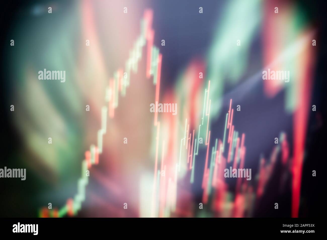 Bar graphs, Diagrams, financial figures. Forex chart. Candle stick ...