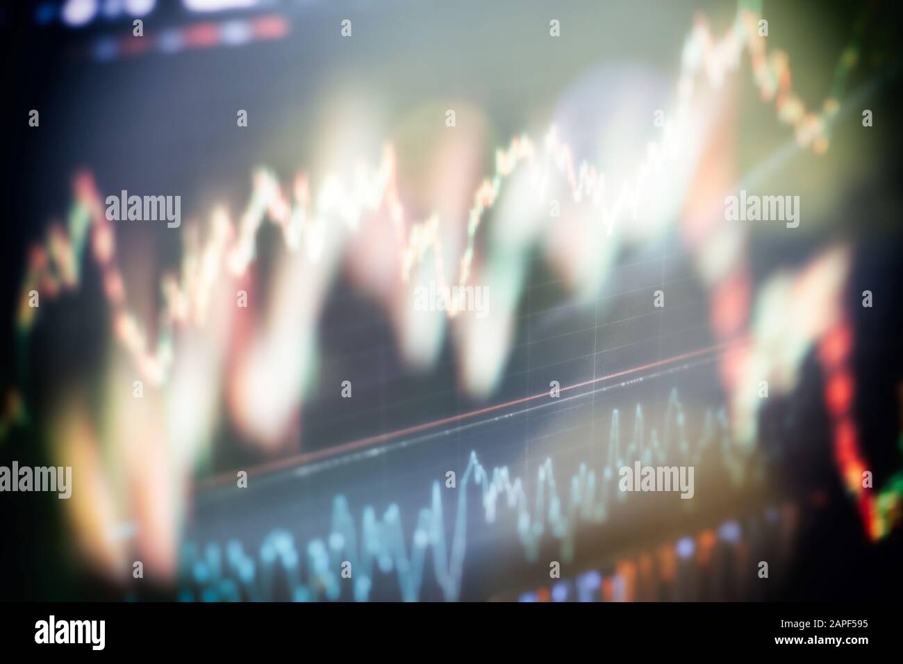 Financial accounting of profit summary graphs analysis. The business ...