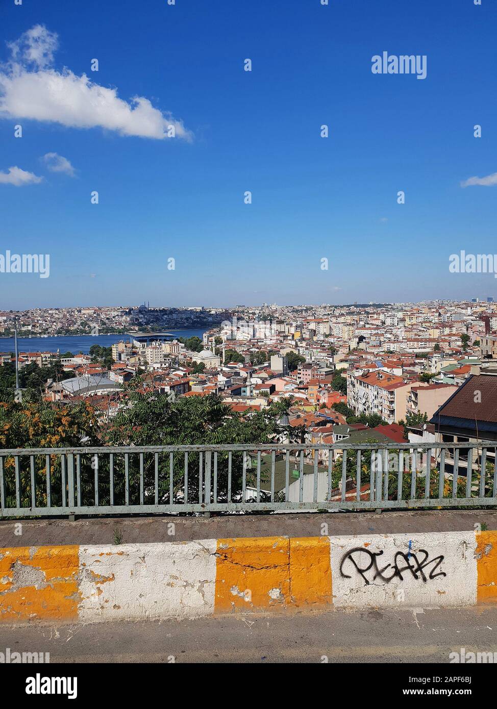 View of Istanbul from a bridge, Turkey Stock Photo - Alamy