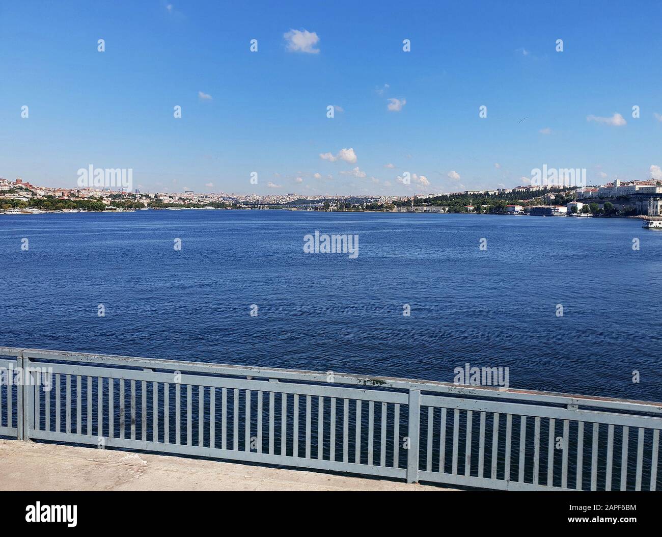 View of Istanbul from a bridge, Turkey Stock Photo - Alamy