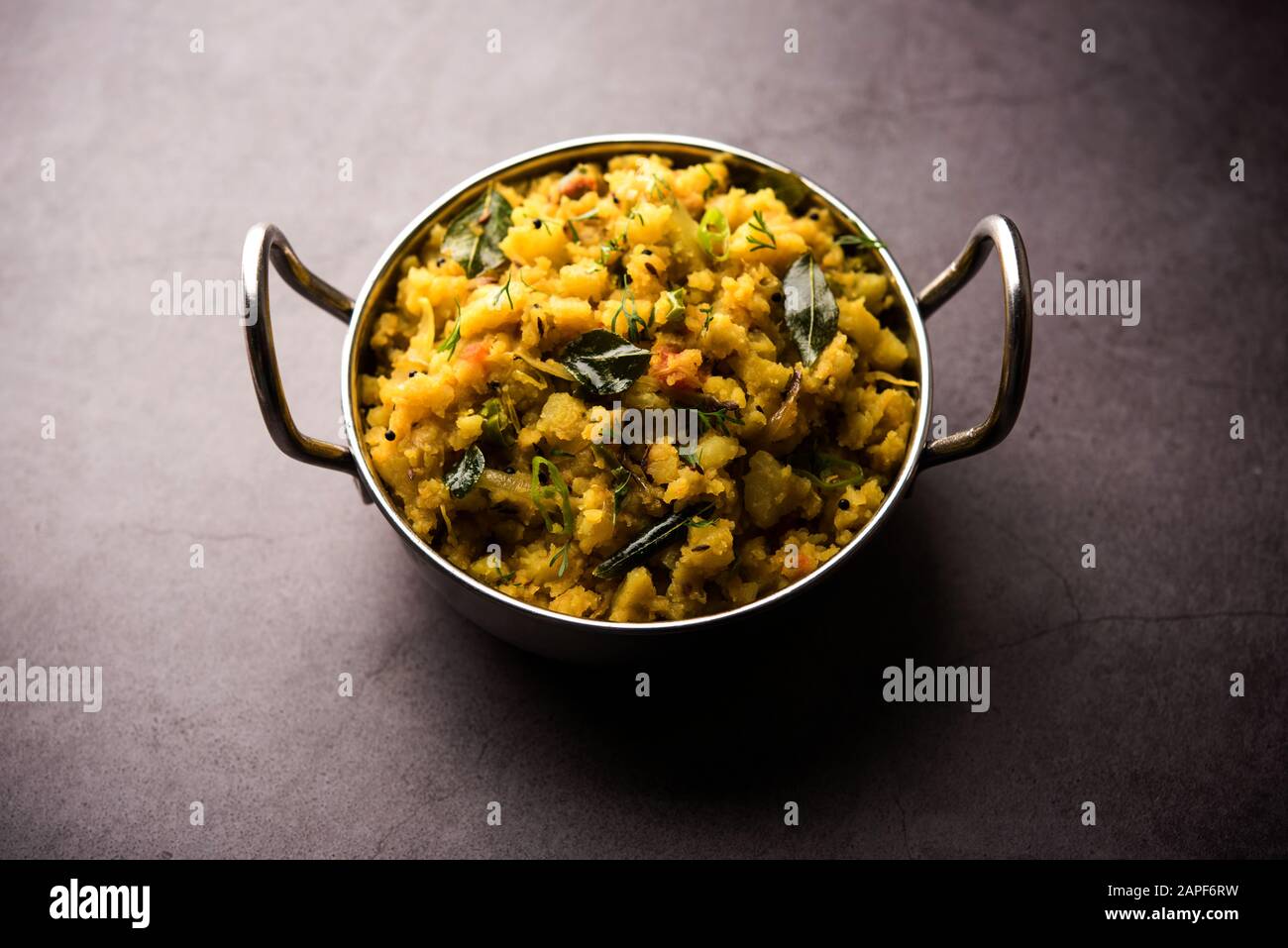 Aloo ka bharta, sabzi is a tasty dish from India made using spiced ...