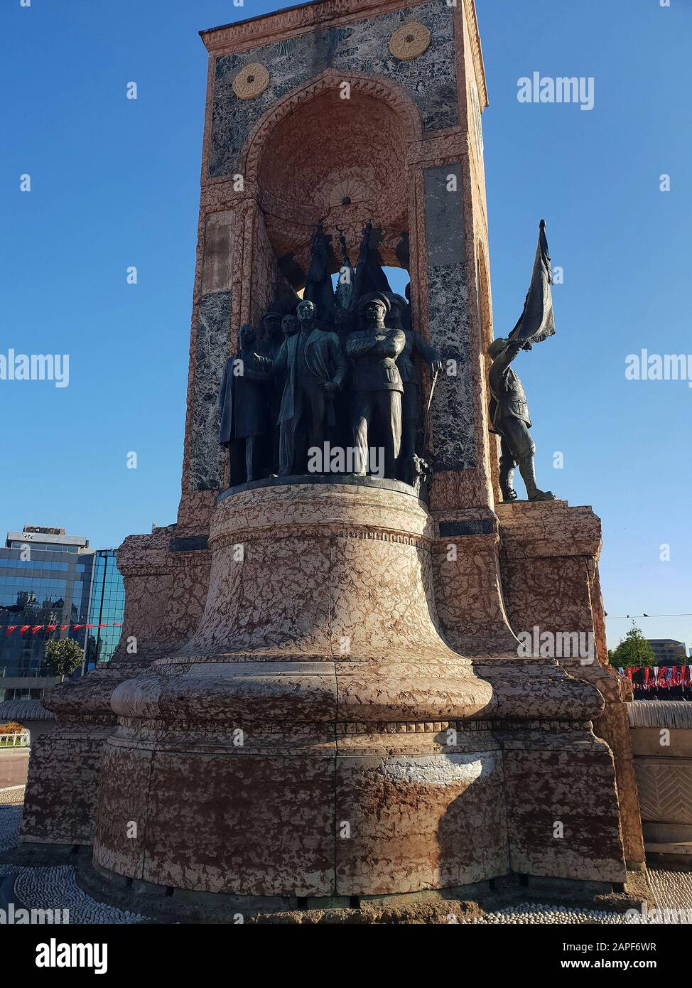 Republic Monument, Taksim Square, Istanbul, Turkey Stock Photo - Alamy