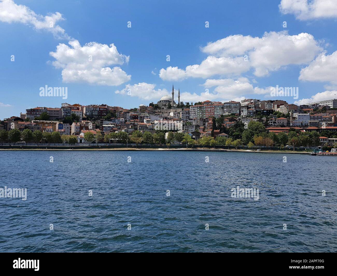Cityscape of Istanbul from river boat, Turkey Stock Photo - Alamy