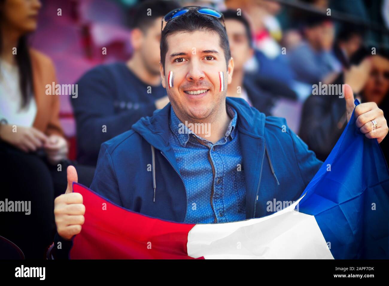 Football supporter flag hi-res stock photography and images - Alamy