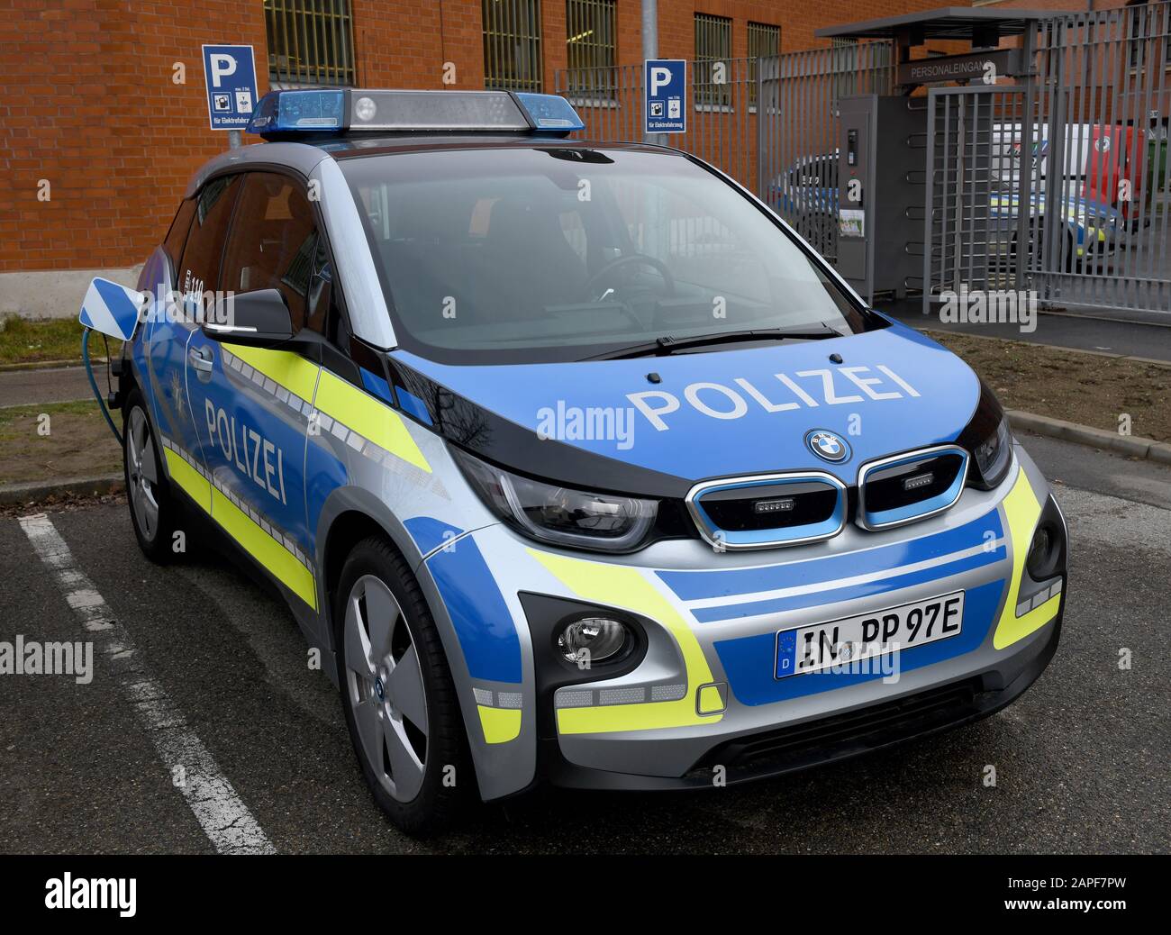 Electric Bmw I3 Police Car High Resolution Stock Photography and Images ...
