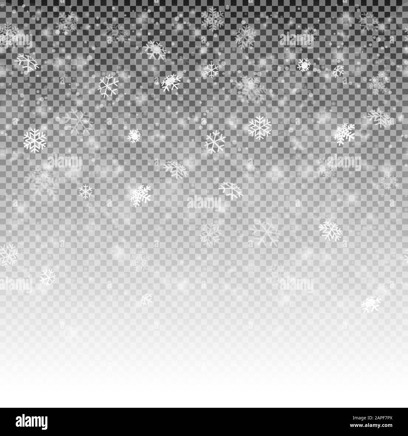 Snow background transparent Stock Vector Images - Alamy
