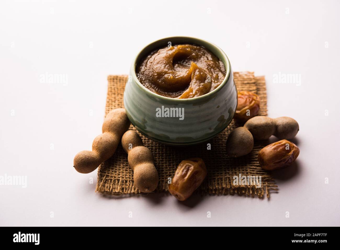 Dates Tamarind Chutney - Khajoor crushed to paste and mixed with Imli ...