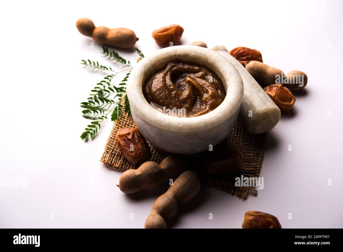 Dates Tamarind Chutney - Khajoor crushed to paste and mixed with Imli ...