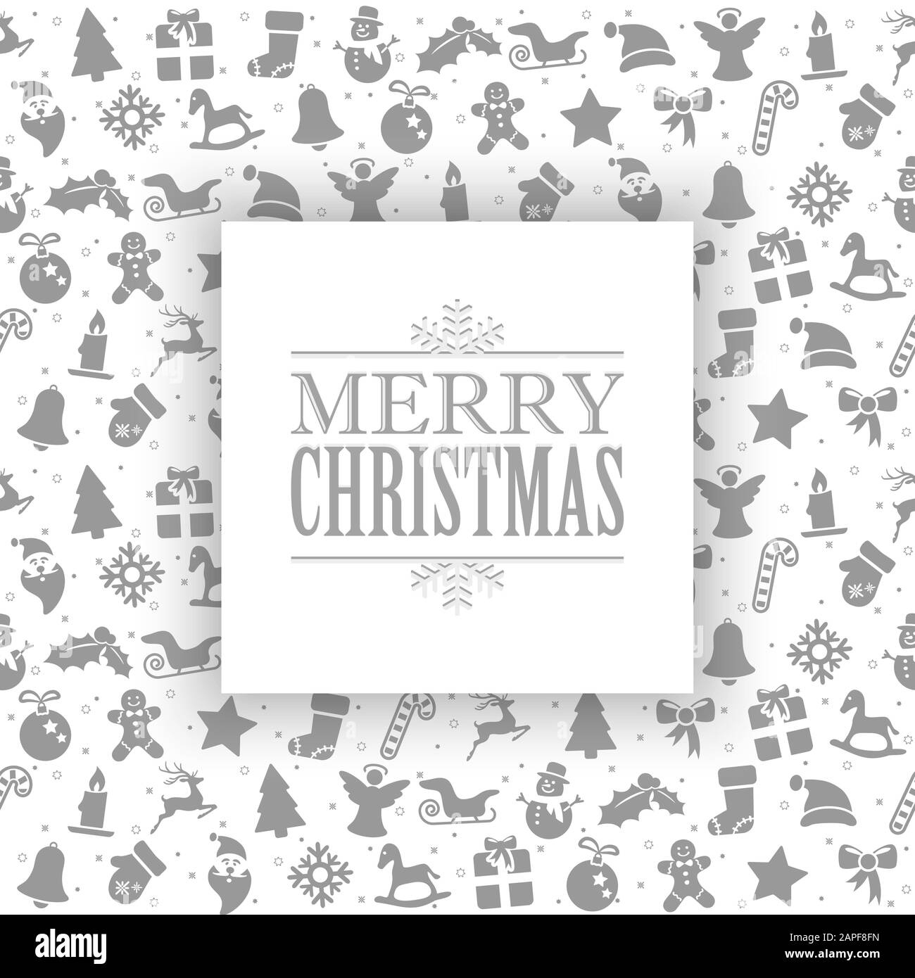 Christmas tree star icon on Black and White Stock Photos & Images - Alamy