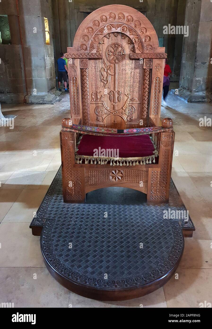 The Patriarch's Throne, Svetitskhoveli Cathedral, Mtskheta, Georgia ...