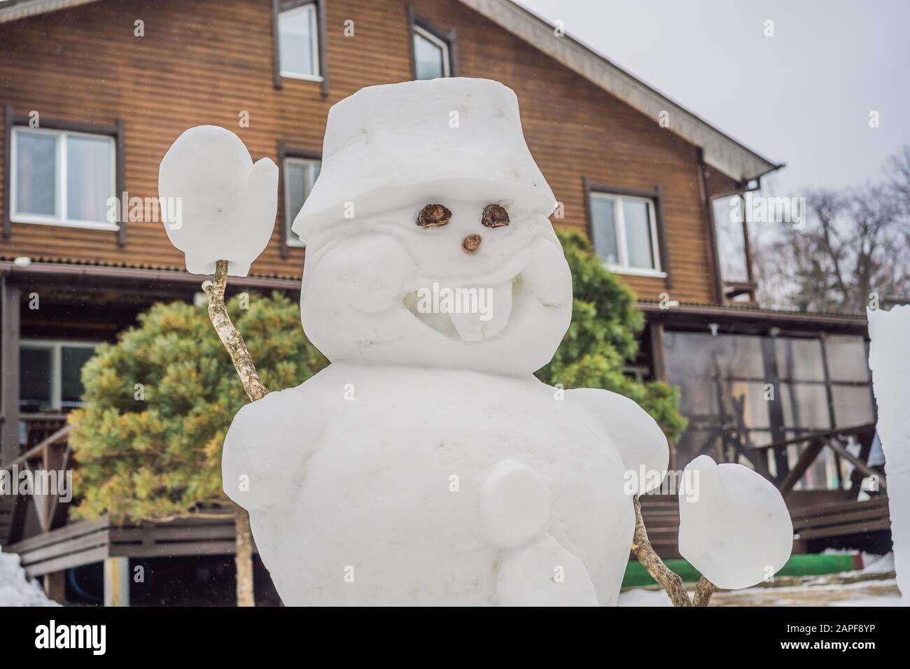 Snowman funny hi-res stock photography and images - Alamy