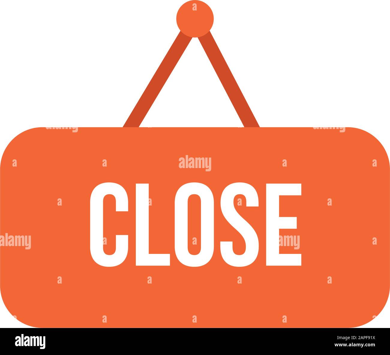 close store label hanging icon Stock Vector Image & Art - Alamy