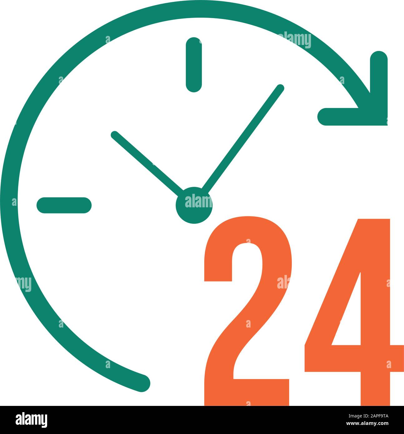 24 hours signal arrow hi-res stock photography and images - Alamy
