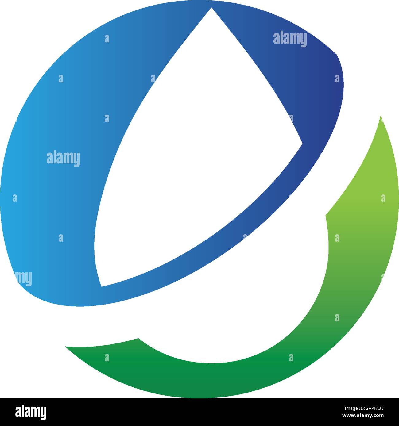 Water drop blue nature logo template vector image Stock Vector Image ...