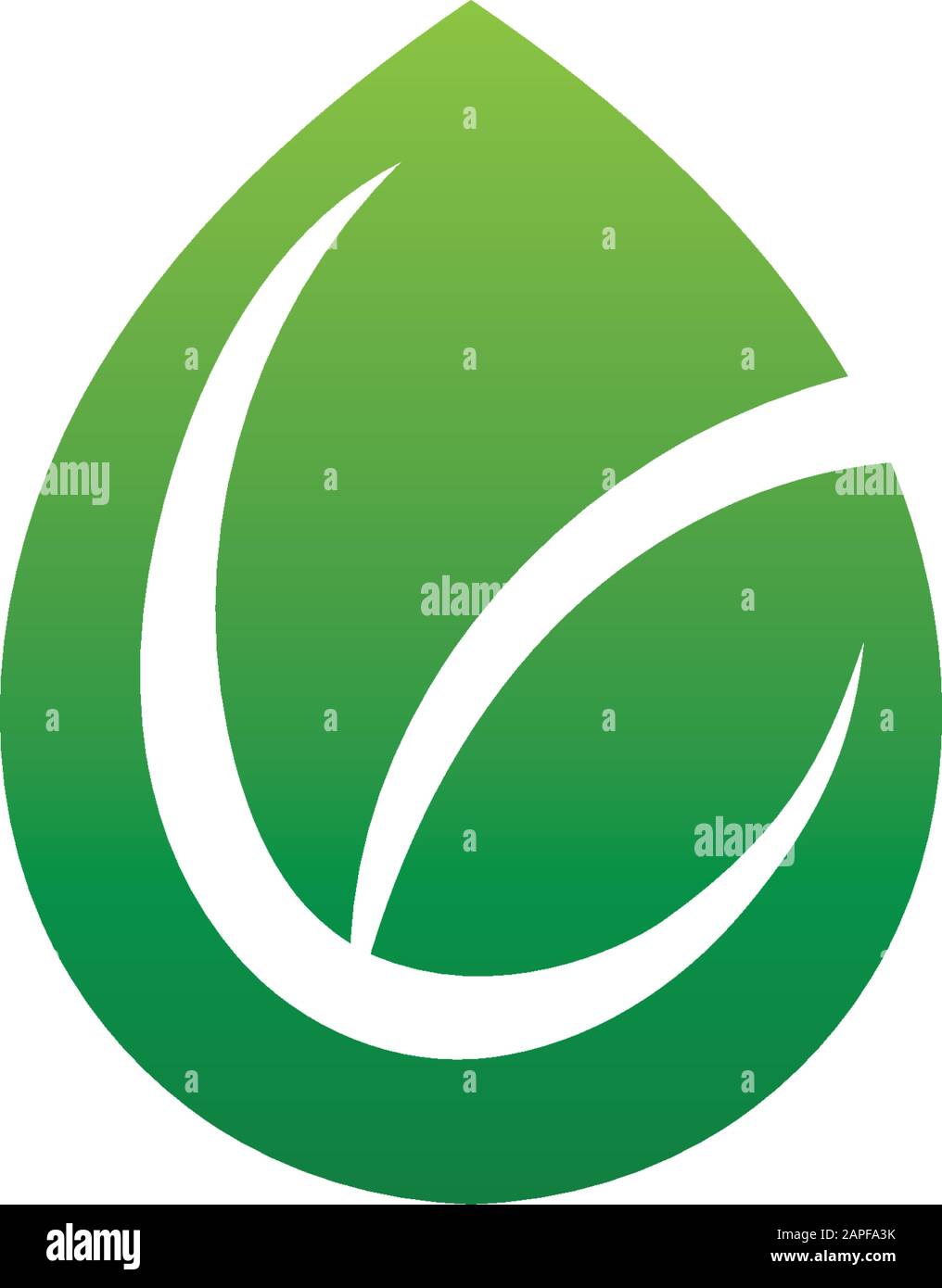 Water drop blue nature logo template vector image Stock Vector Image ...