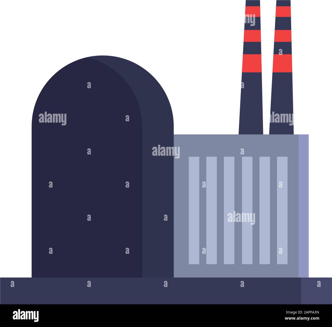 factory icon design, Industry plant building industrial construction ...