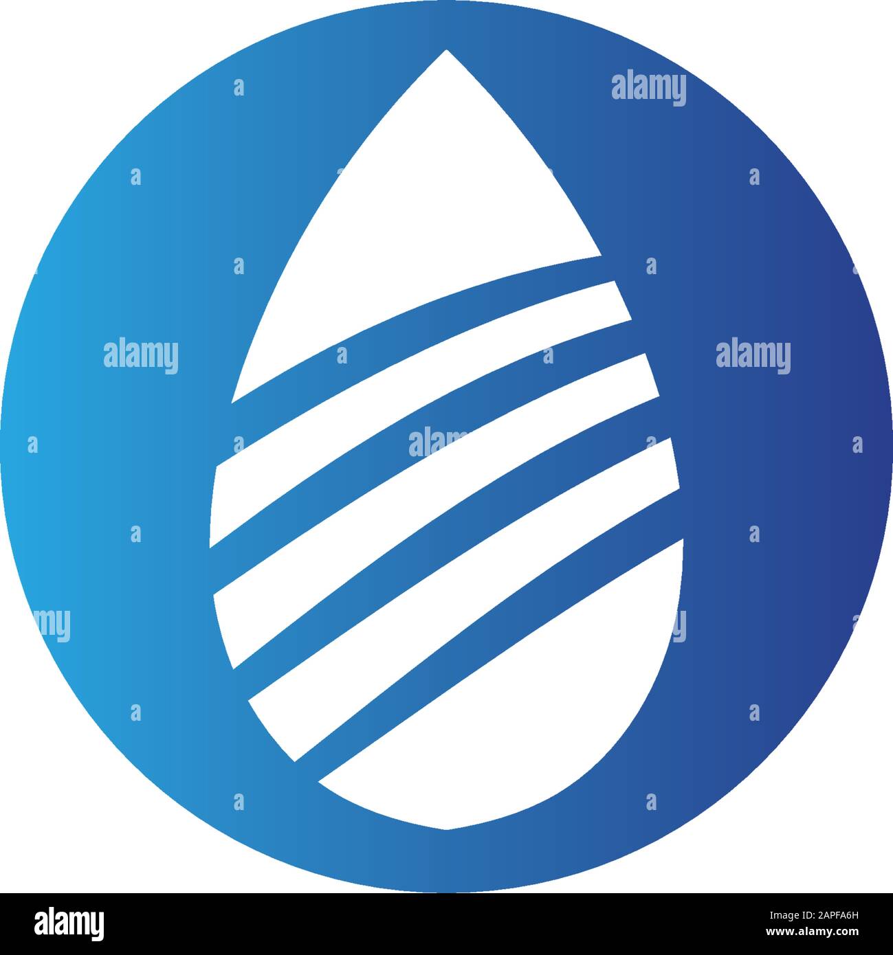 Water drop blue nature logo template vector image Stock Vector Image ...