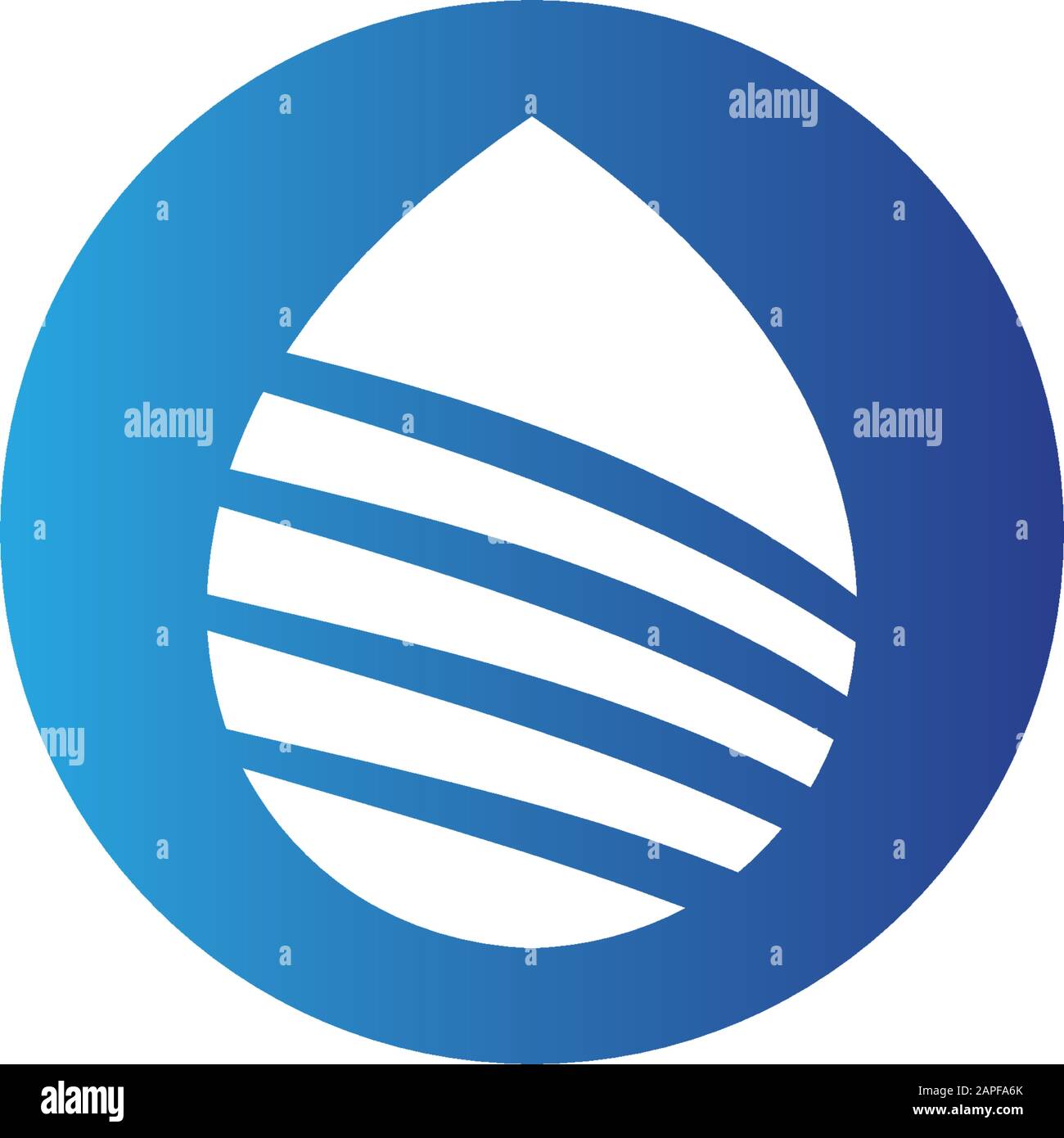 Water drop blue nature logo template vector image Stock Vector Image ...