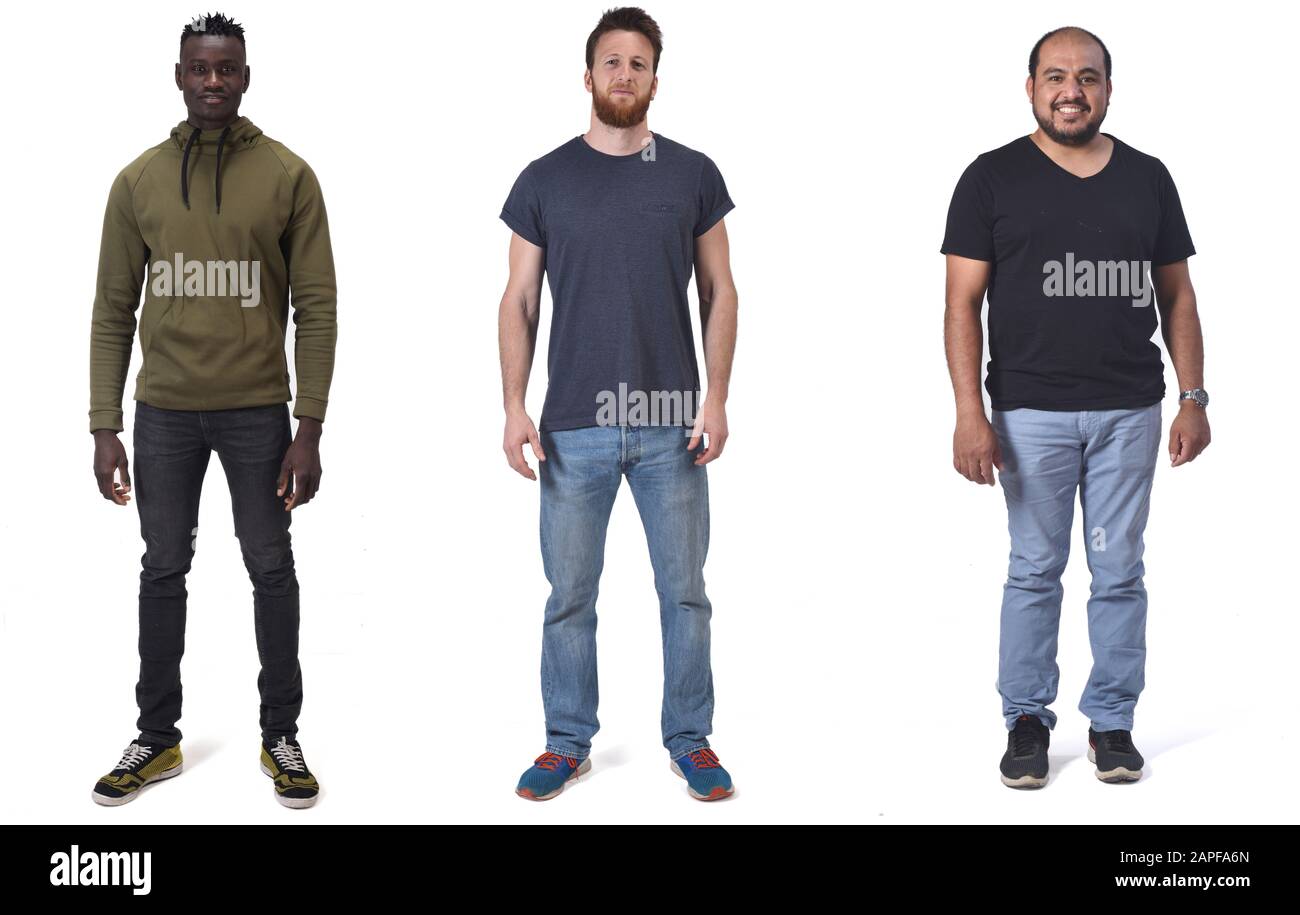 Adult latino caucasian man Cut Out Stock Images & Pictures - Alamy