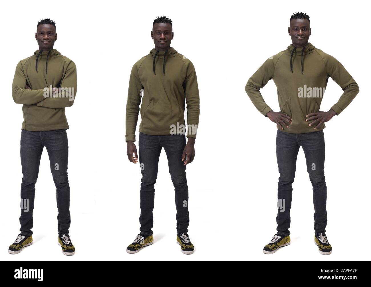 different ways of posing of a man Stock Photo - Alamy