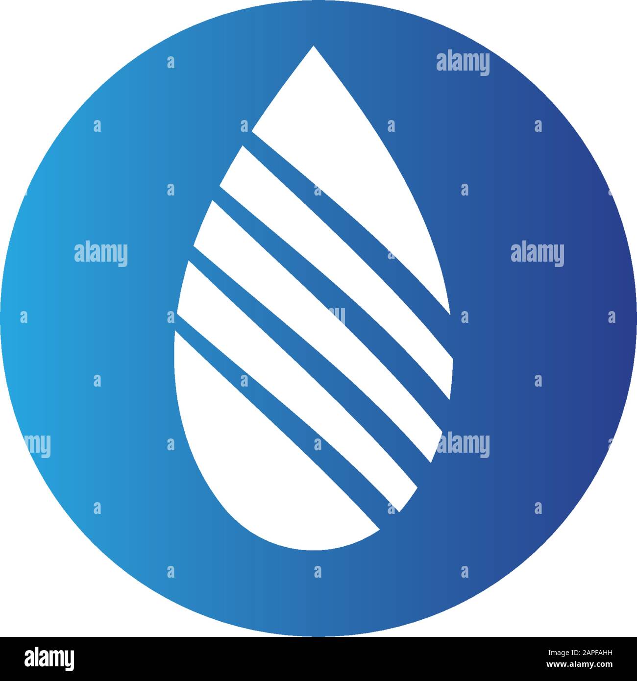 Water drop blue nature logo template vector image Stock Vector Image ...