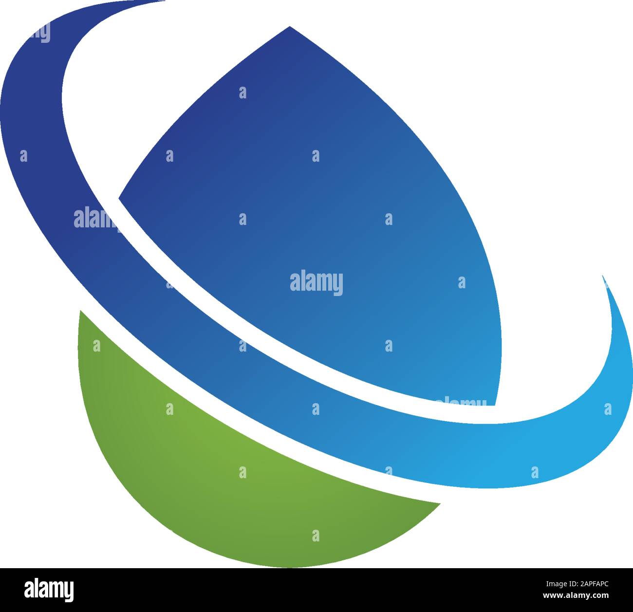 Water drop blue nature logo template vector image Stock Vector Image ...