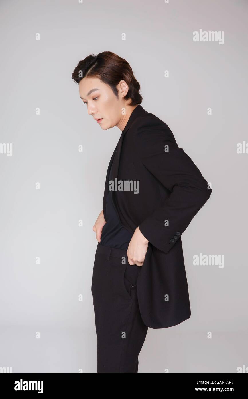 Suits young man profile not business hi-res stock photography and ...