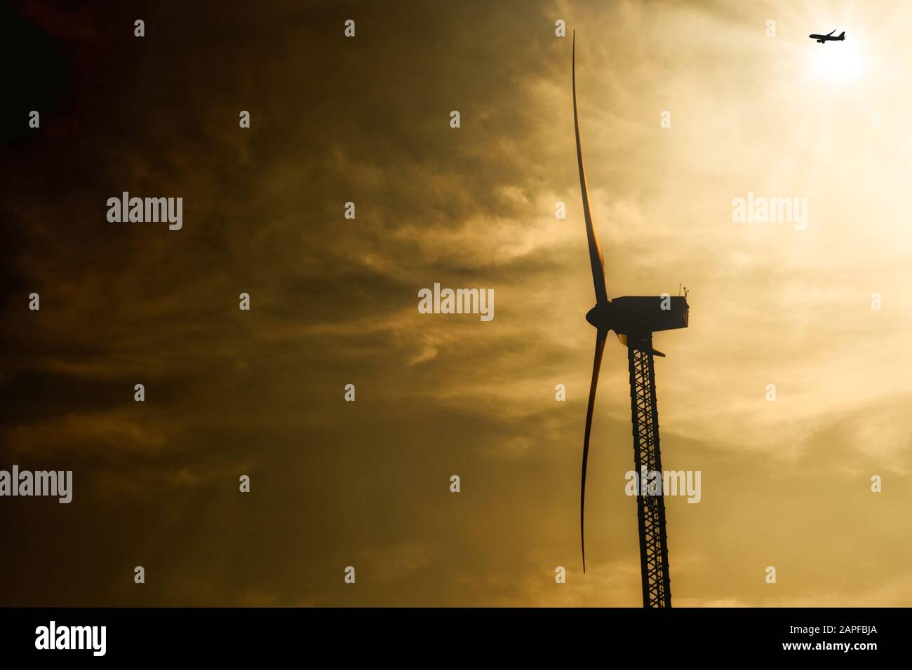 Back view of windmill hi-res stock photography and images - Alamy