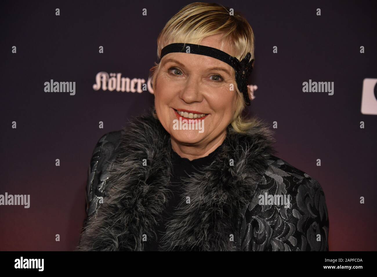 Cologne, Germany. 22nd Jan, 2020. Presenter Birgit Lechtermann comes to ...
