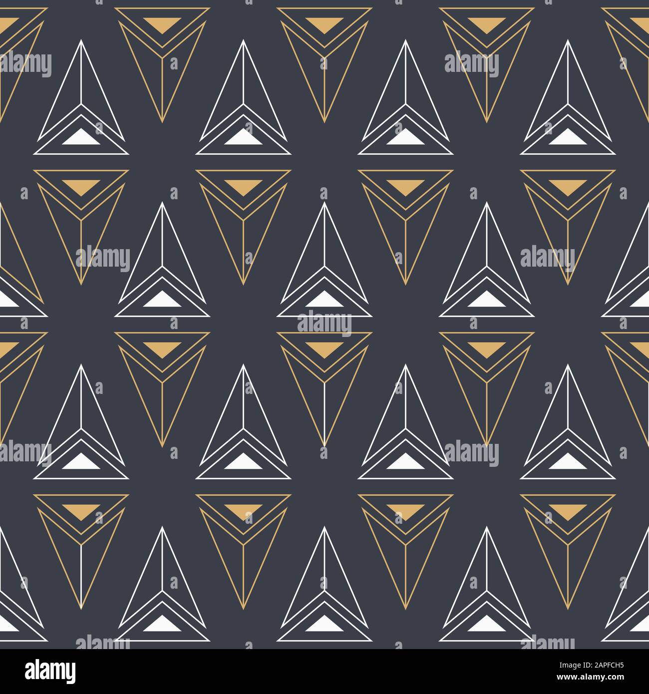 Abstract Seamless Triangles Pattern Modern Stylish Texture Repeating