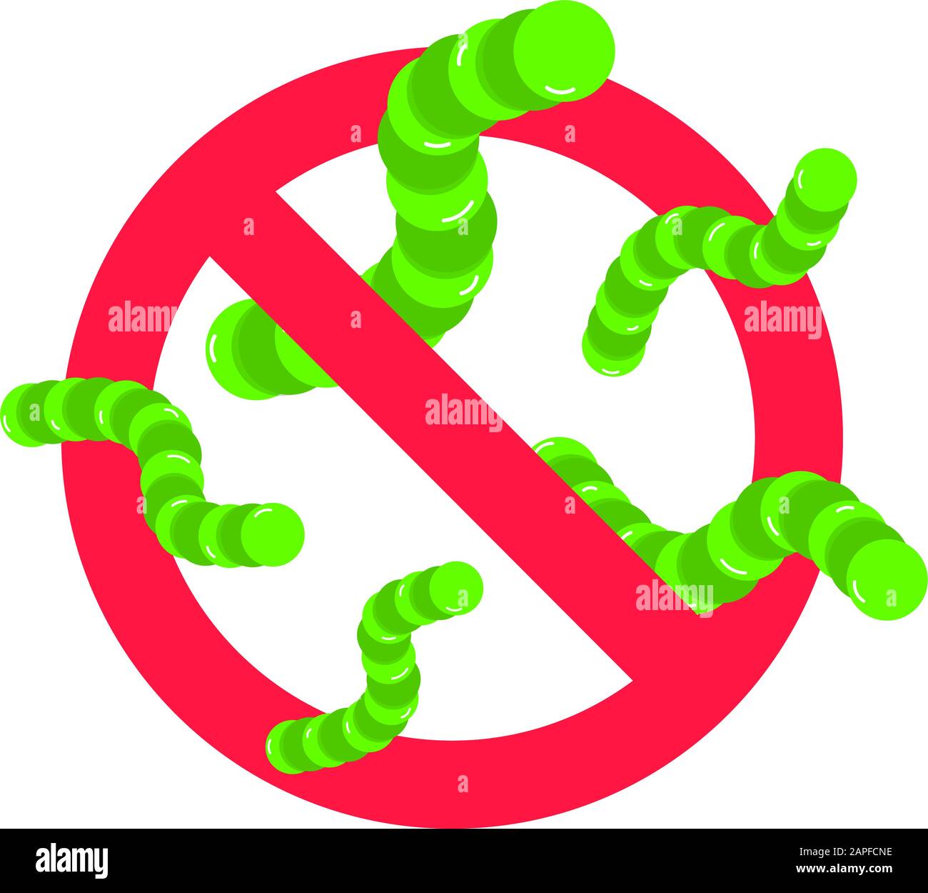 Bacteria and germ in circle bacterias hi-res stock photography and ...