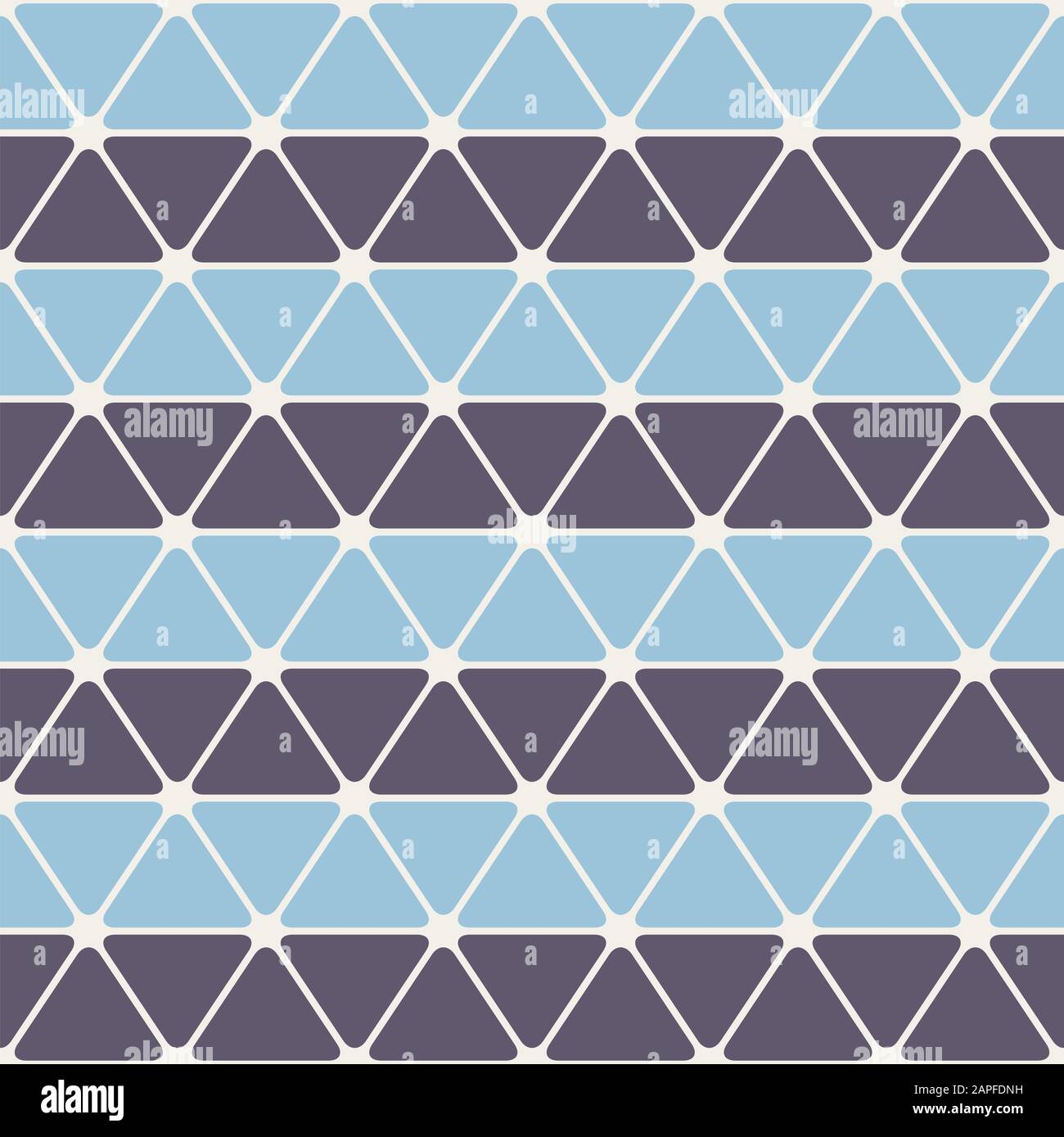 Abstract seamless rounded triangles pattern. Modern stylish geometric ...